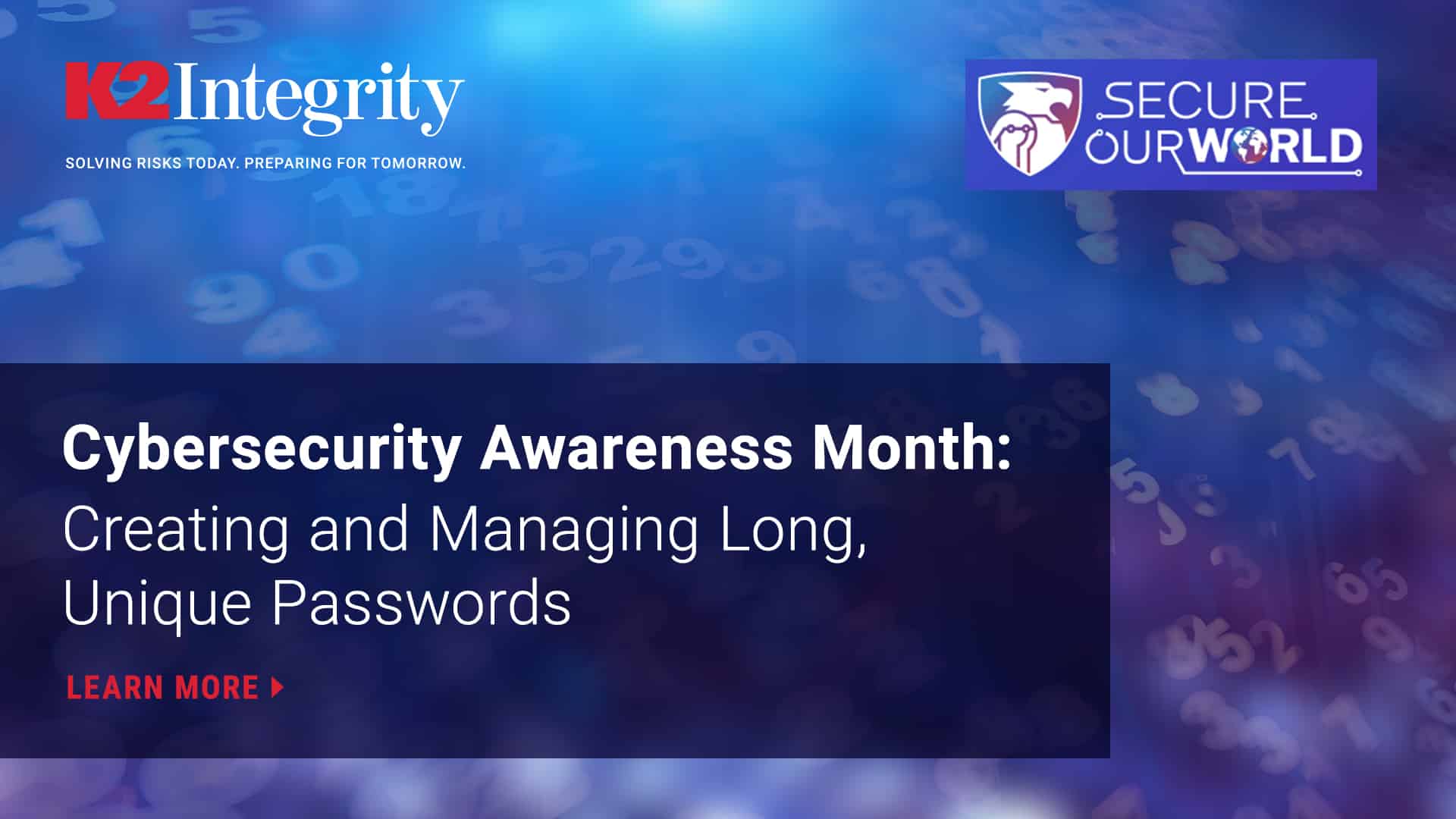 Cybersecurity Awareness Month: Creating And Managing Long, Unique ...
