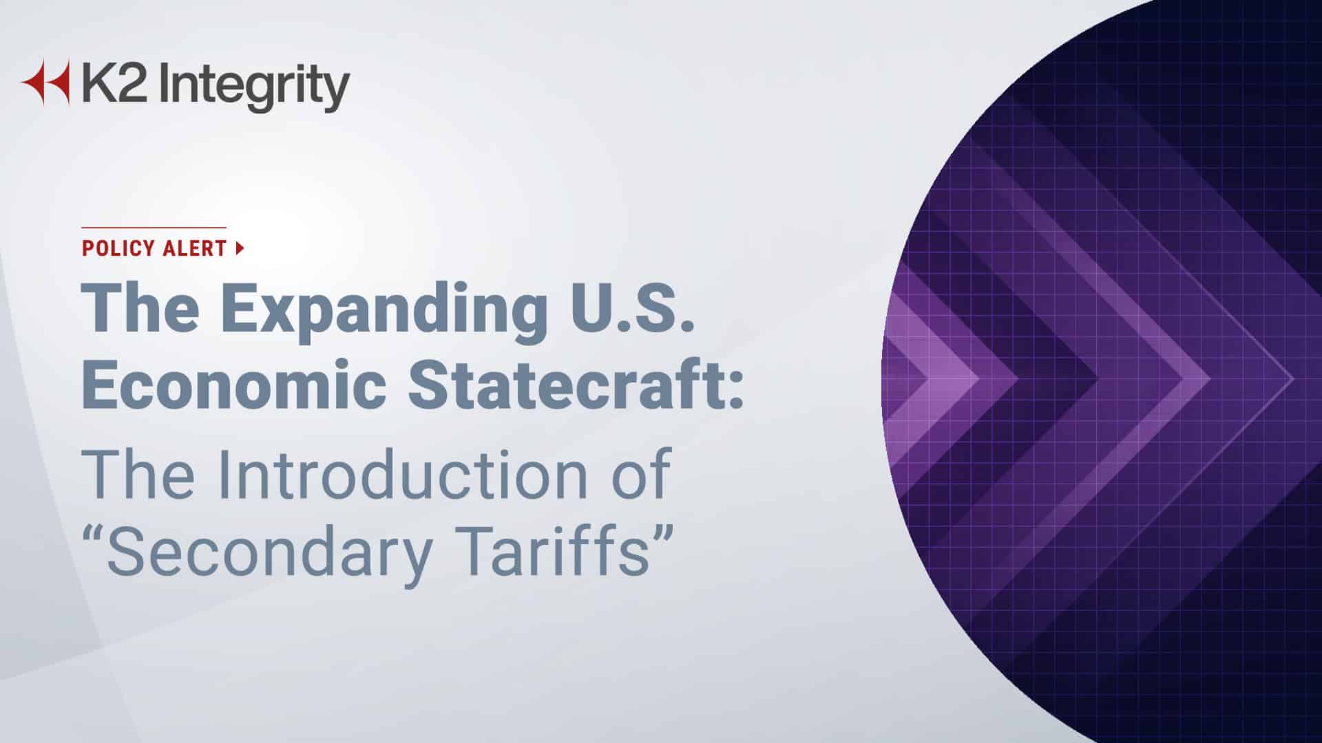 The Expanding U.S. Economic Statecraft: The Introduction Of “Secondary ...